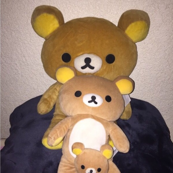 Sanrio | Toys | 8 Big Rilakkuma And Korilakkuma Plush Family Set | Poshmark